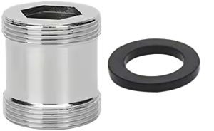 Adapter: 22mm male to 22mm (55/64"-27) male - Long version – AquaPurr