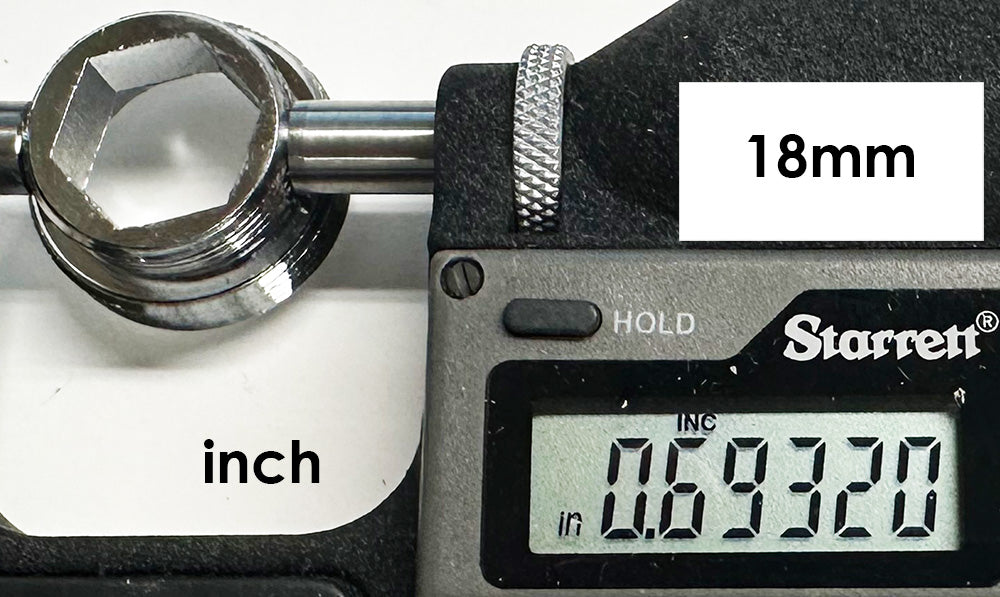Adapter 18mm male – AquaPurr